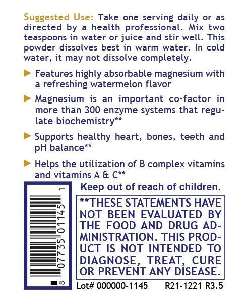 Premier Magnesium Powder 4oz - Health & Light Institute