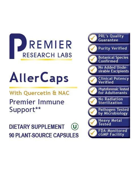 AllerCaps 90 caps - Health & Light Institute